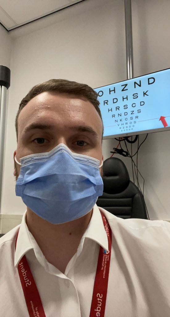 Day in the life … DO and optometry student Luke – Careers in Eyecare